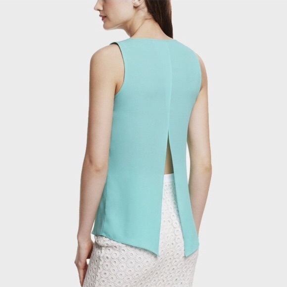 Express | Tops | Aqua Split Back Tank | Poshmark